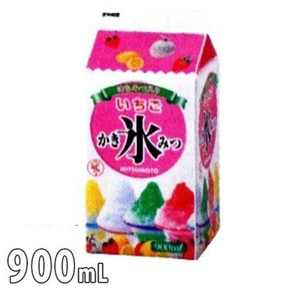 かき氷みつ いちご 900ml かき氷シロップ 蜜元研究所 フラッペ カチワリ氷 氷菓子 氷菓 シャーベット ライフスタイルand生活雑貨の 3938
