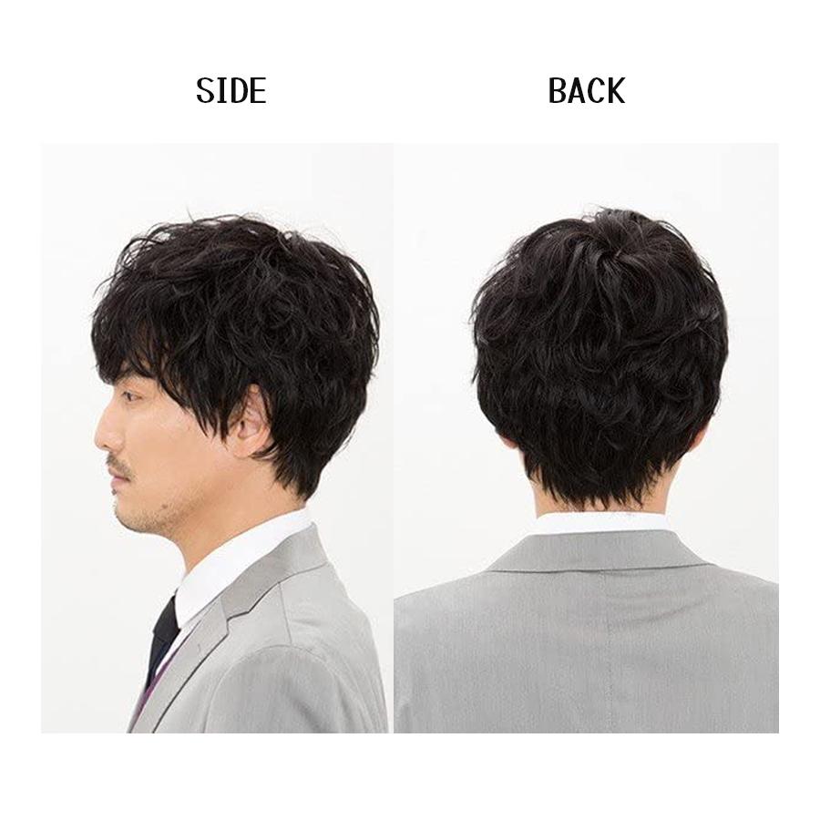 メンズウィッグ ラパンドアール オム デザイン エアリー マッシュ