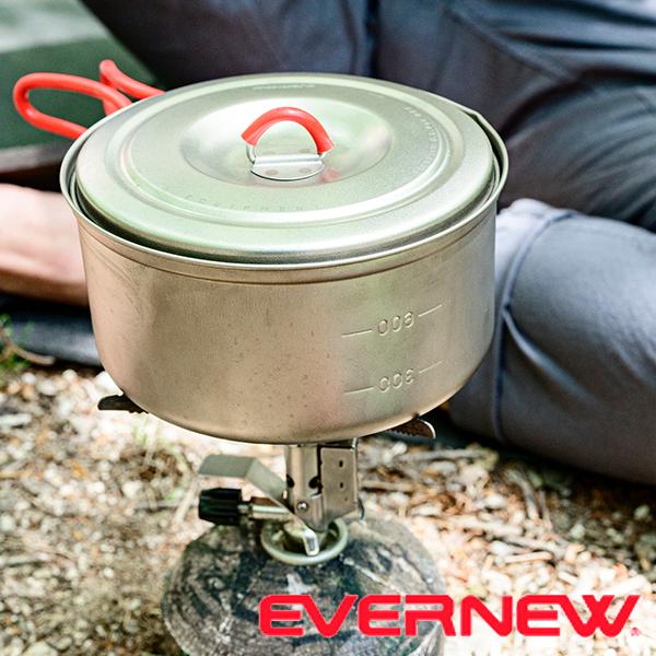アウトドア キャンプ エバニュー クッカー Ti U.L. Pot 900 ECA533 チタン 片手鍋 900ml 調理器具 クッキング用品 日本製 蓋付き お鍋 EVERNEW ...