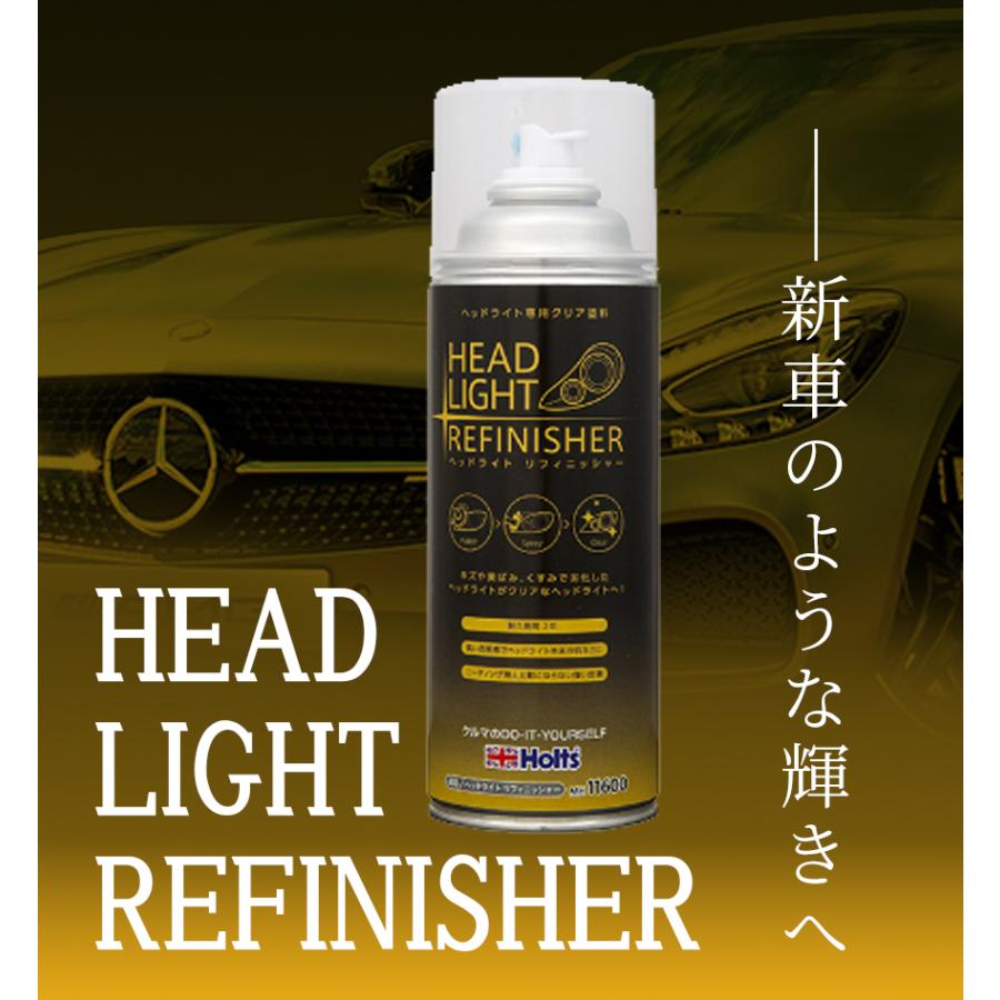 ホルツ ヘッドライト リフィニッシャー MH11600 車 バイク コーティング剤 洗浄 塗装 保護 メンテナンス用 愛車 Holts : ライフスタイル&生活雑貨のMofu - 通販 ...