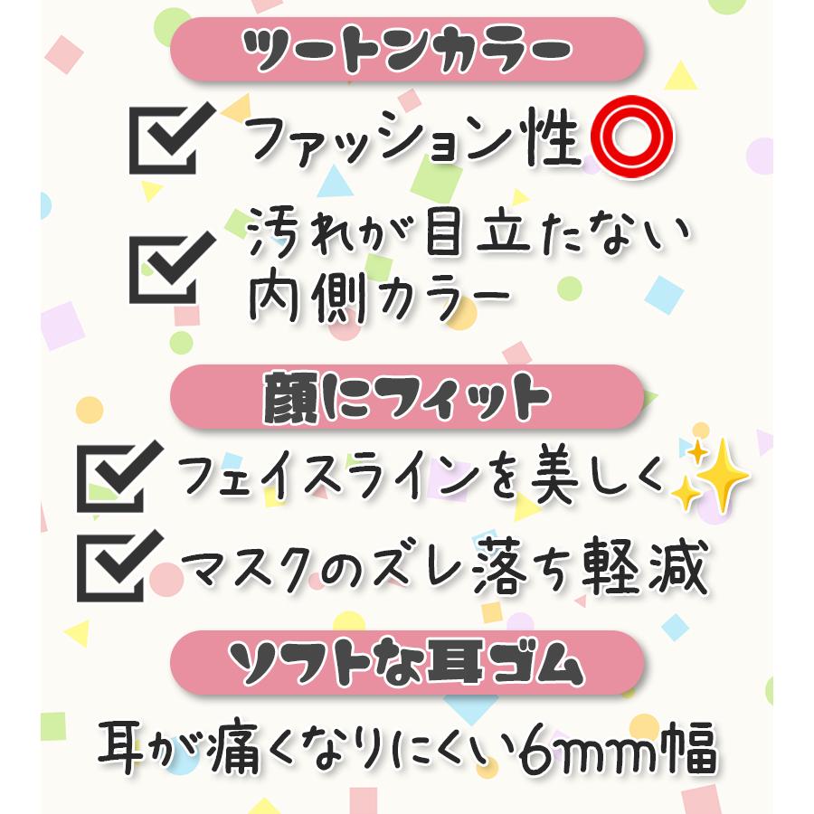 マスク 使い捨て 不織布 立体 MASMiX ペールライラック ダークグレー 7枚入 5個セット ツートンカラー : ライフスタイル&生活雑貨のMofu - 通販 - Yahoo!ショッピング
