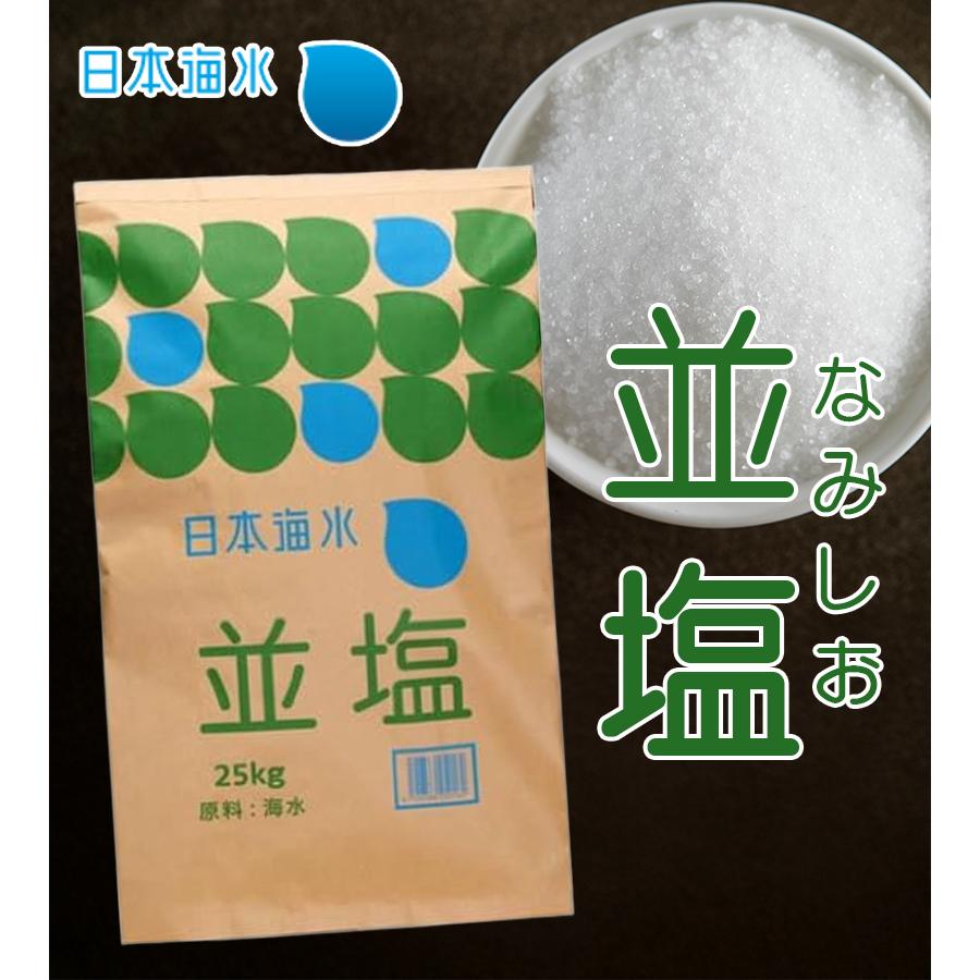 日本海水 讃岐産 並塩 25kg 湿塩 食塩 国産塩 業務用塩 大袋 : ライフスタイル&生活雑貨のMofu - 通販 - Yahoo!ショッピング