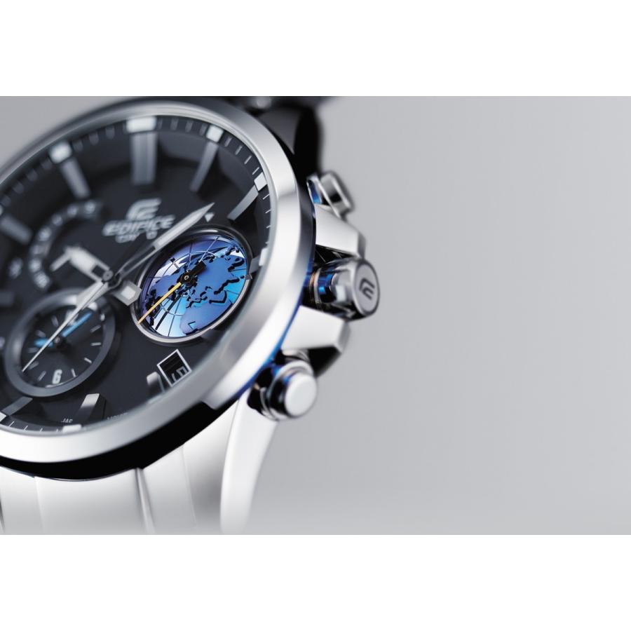 EDIFICE（CASIO） 『国内正規品』 EQB-600D-1A2JF カシオ CASIO Bluetooth ソーラー腕時計 EDIFICE エディフィス TIME TRAVELLER ...