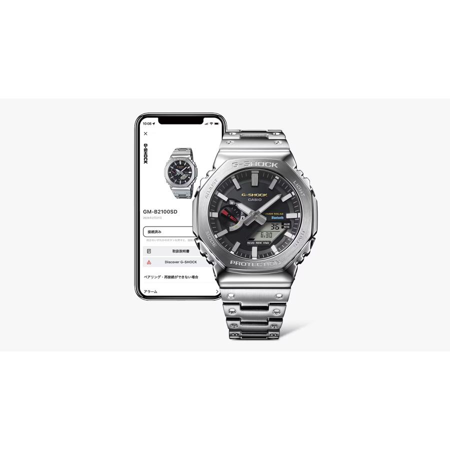 G-SHOCK 『お盆限定特価』 GM-B2100SD-1CJF カシオ CASIO Bluetooth ソーラー 腕時計 G-ショック オクタゴン カシオーク フルメタル : メガネ 時計 ...