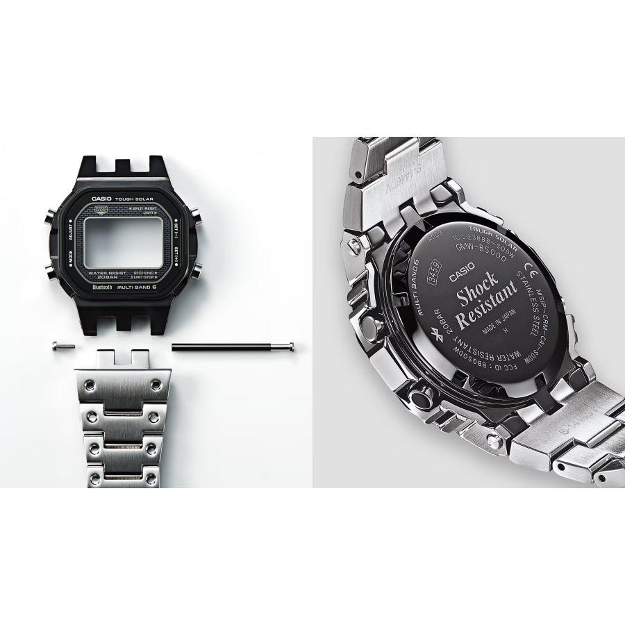 G-SHOCK 『国内正規品』 GMW-B5000D-1CJF カシオ CASIO Bluetooth ソーラー電波腕時計 G-ショック フルメタルケース : メガネ 時計 宝飾 セレクト-S ...