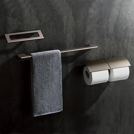 KAWAJUN タオルレール SC-471-XK | ブラック 黒 タオルハンガー タオルホルダー タオル掛け おしゃれ キッチン 洗面所 トイレ 簡単 取付 カワジュン 河淳 : sc ...