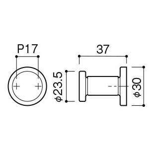 KAWAJUN フック SE-455-XC | フック クローム ハンガー タオルホルダー 帽子 壁掛け 小物 収納 タオル掛け カワジュン 河淳 :se-455-xc:DIYとプロの店 ...