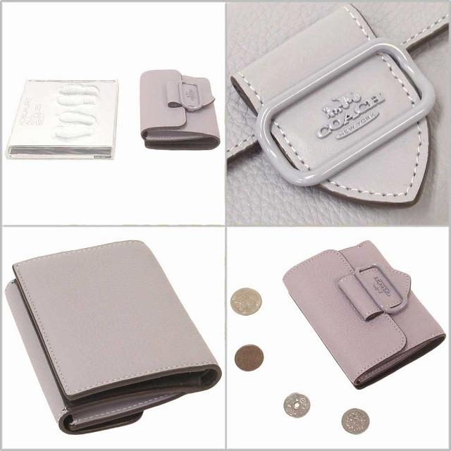 COACH 【並行輸入品】コーチ レザー財布 アウトレット 儚げカラー モーガン スモール ウォレット 二つ折り財布 CJ688 SVM4 ...