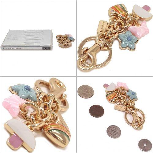 COACH コーチ キーホルダー アウトレット ガーデン クラスター ミックスド バッグ チャーム C7804 IML38 n220307 ...