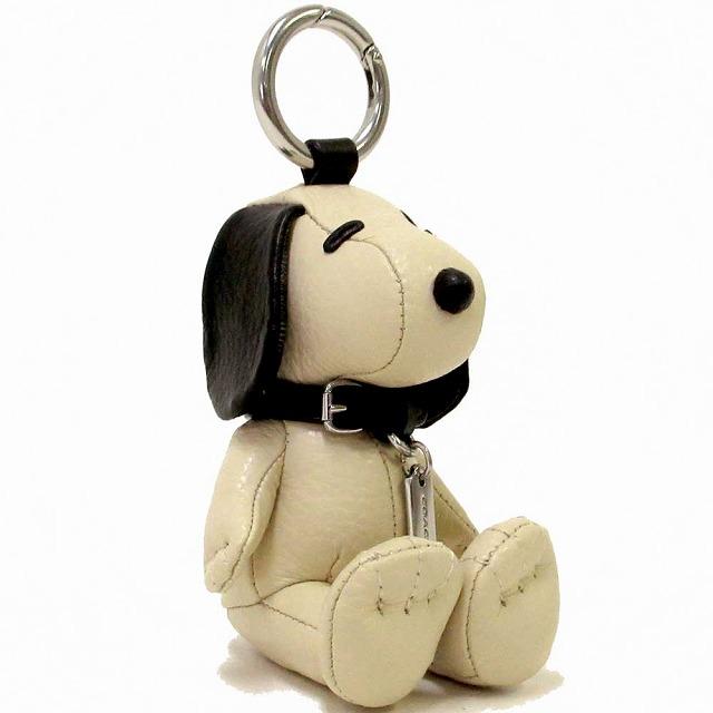 COACH コーチ キーホルダー アウトレット PEANUTS コラボ スヌーピー コレクティブル バッグチャーム CF852 SVIO ...