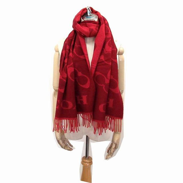 コーチ マフラー COACH アウトレット シグネチャー ウールxカシミヤ オーバーサイズ マフラー CB684 F8Q n221202 ...