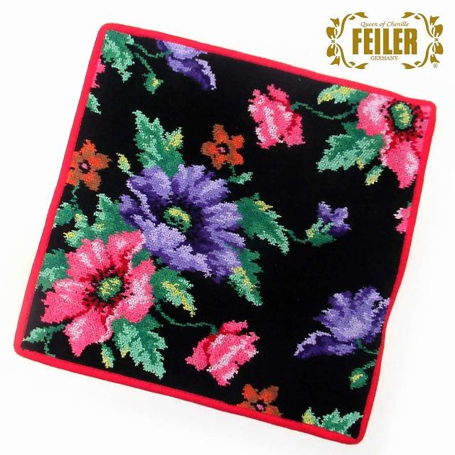 feiler FEILER フェイラー ハンカチ タオル タオルハンカチ 30cm Mohn Schwarz 120 Red ミリアム・シュワルツ 花柄 MohnSchwa120 : セレクト ...