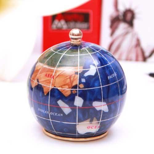 メモスタンド付 天然石地球儀 ペーパーウェイト PP12 n70215 : pp12 : セレクトAG - 通販 - Yahoo!ショッピング