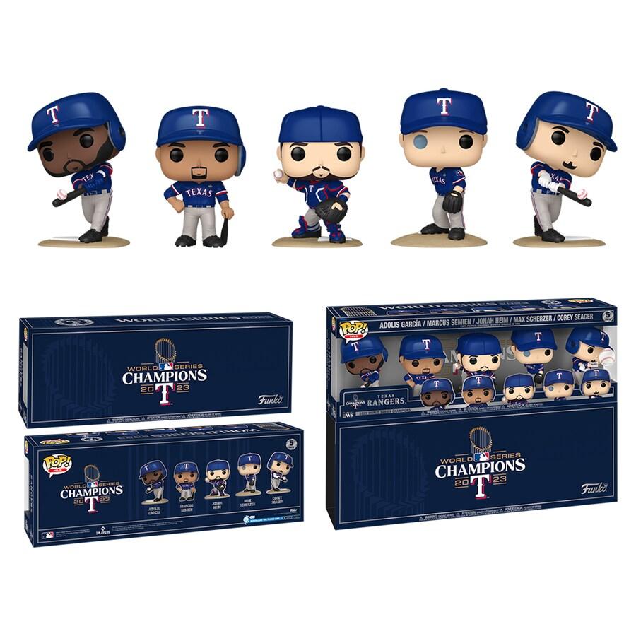MLB レンジャーズ 2023 ワールドシリーズ 優勝記念 Fanatics Exclusive POP! Five-Pack Funko ...