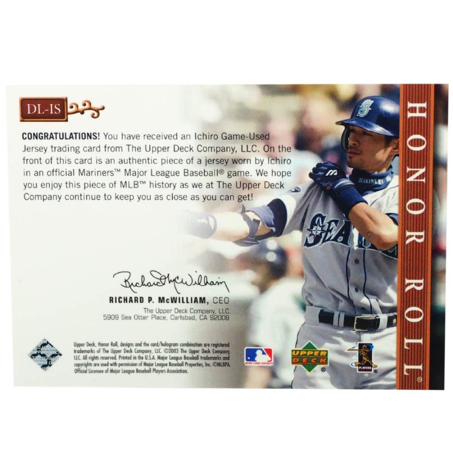 MLB イチロー シアトル・マリナーズ トレーディングカード/スポーツカード 2003 #DL-IS ゲーム ジャージ グレー Upper Deck : mlb-200125crd34 ...