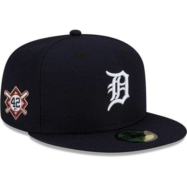 NEW ERA MLB タイガース キャップ ジャッキー・ロビンソン デー Jackie Robinson Day 59FIFTY 2022 ニューエラ/New Era ネイビー : MLB ...