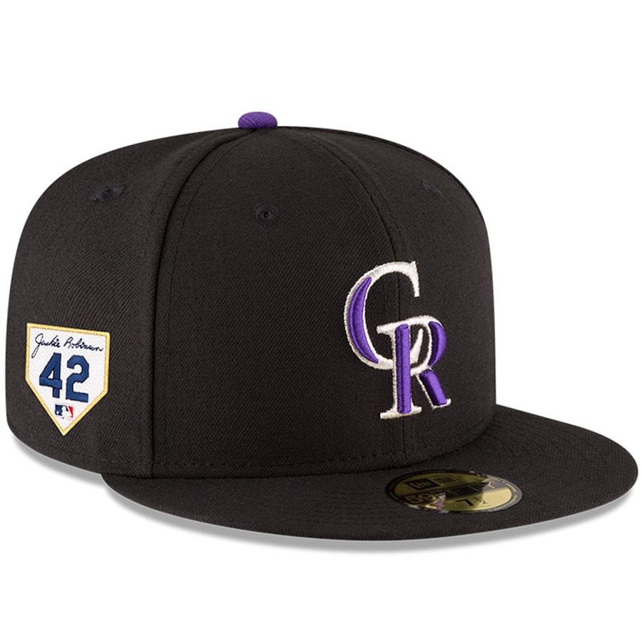 NEW ERA MLB ロッキーズ キャップ 2023 ジャッキー・ロビンソン デー Jackie Robinson Day 59FIFTY ニューエラ/New Era ブラック : MLB ...