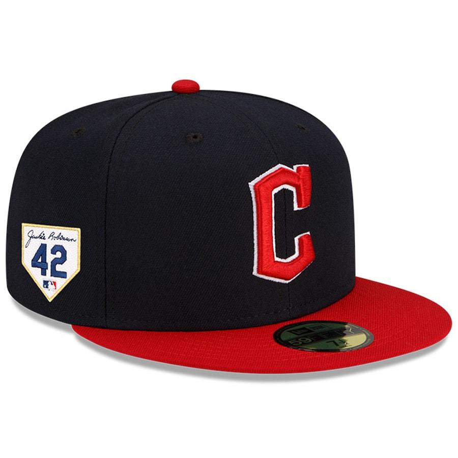NEW ERA MLB ガーディアンズ キャップ 2023 ジャッキー・ロビンソン デー Jackie Robinson Day 59FIFTY ニューエラ/New Era ネイビー レッド ...