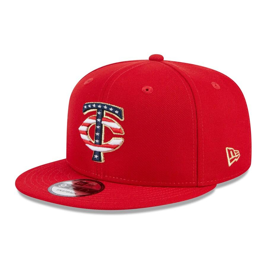 NEW ERA MLB ミネソタ・ツインズ キャップ 2023 独立記念日 4th of July 9FIFTY スナップバック ニューエラ/New Era レッド : MLB.NBA.NFL ...