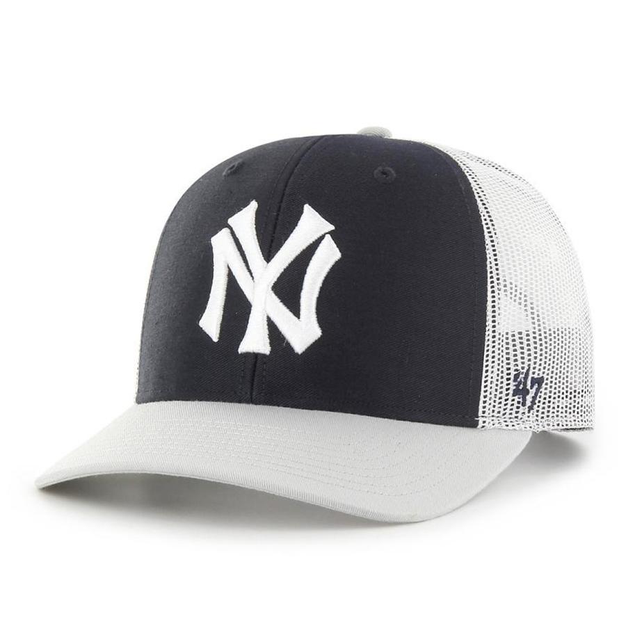 MLB ヤンキース キャップ Side Note Trucker Cap 47Brand ネイビー : MLB.NBA.NFLグッズ ...