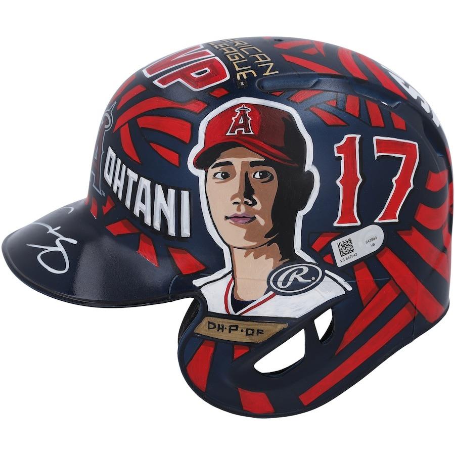 MLB 大谷翔平 エンゼルス 直筆サイン ミニヘルメット 世界7個 MLB 大谷翔平 エンゼルス 直筆サイン ミニヘルメット 世界7個