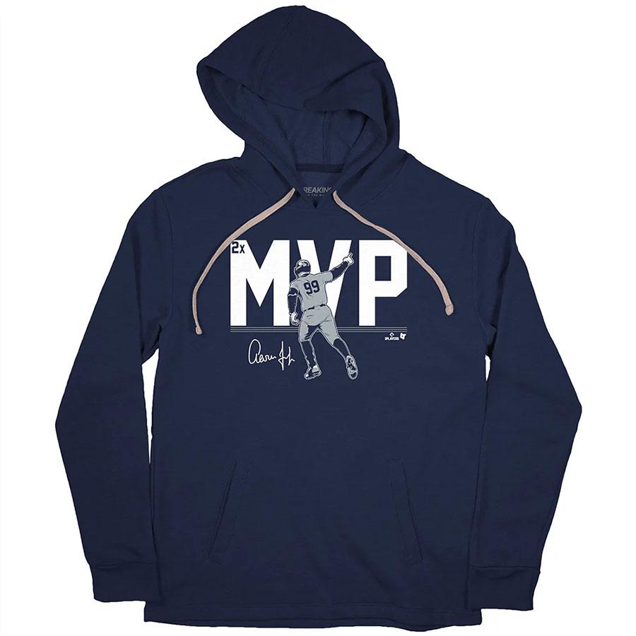 MLB アーロン・ジャッジ ヤンキース パーカー 2024 ア・リーグMVP受賞記念 Hoodie BreakingT ネイビー : MLB.NBA.NFLグッズ SELECTION - 通販 ...