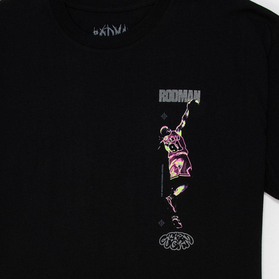 NBA デニス・ロッドマン Tシャツ 【現地買付】Ultraviolet Boxy T-Shirt ロッドマンアパレル Rodman Apparel ブラック : MLB.NBA.NFLグッズ ...