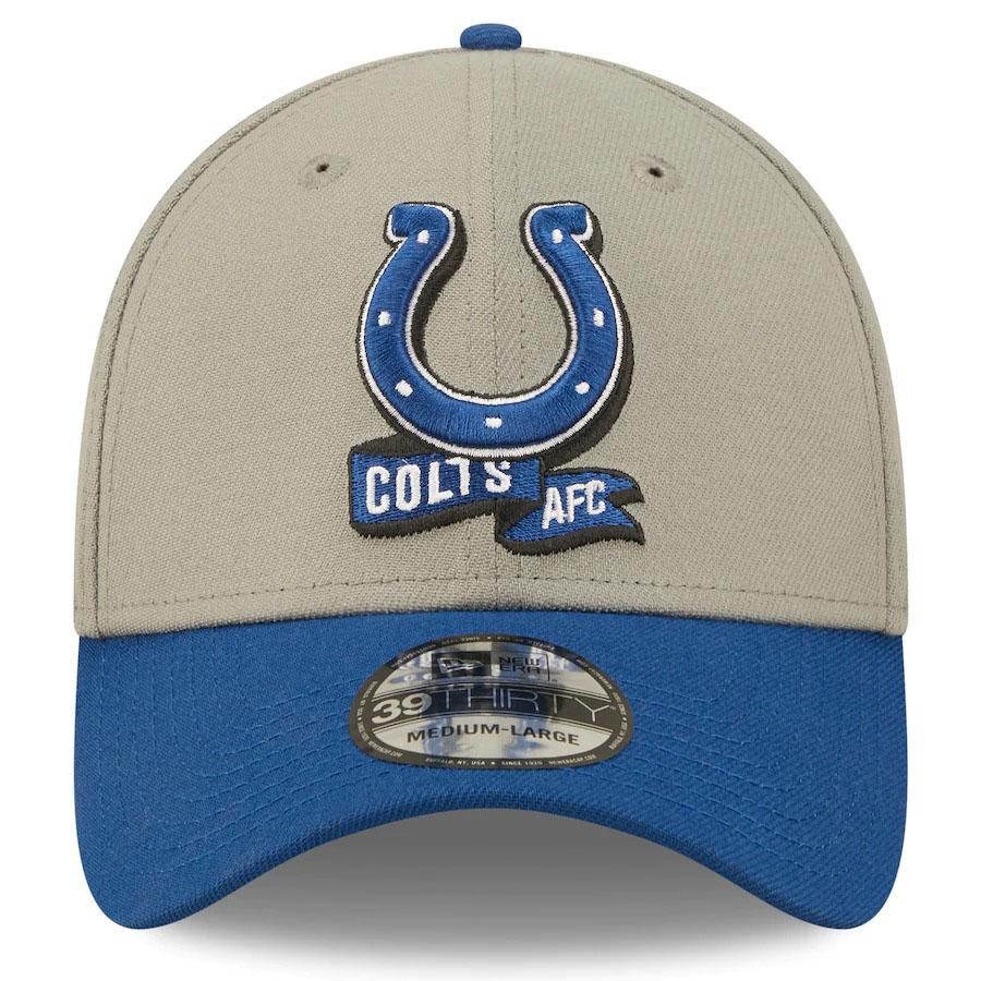 NFL コルツ キャップ SEC 2022 サイドライン 39THIRTY Flex Cap ニューエラ/New Era グラファイト ...