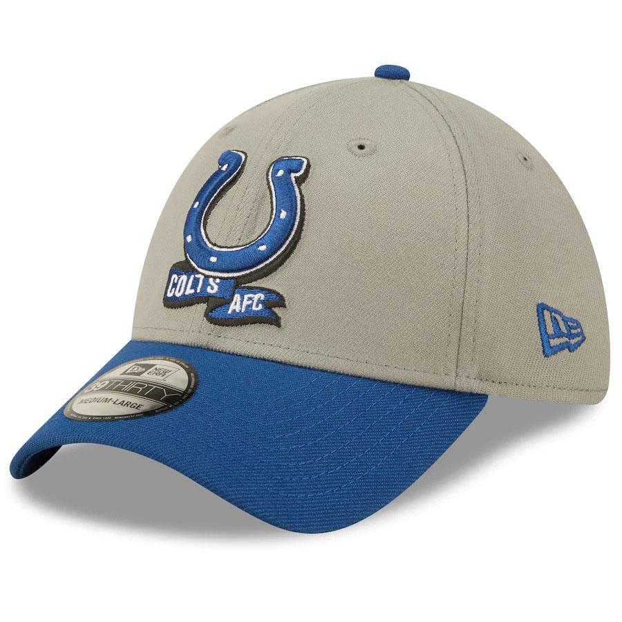 NFL コルツ キャップ SEC 2022 サイドライン 39THIRTY Flex Cap ニューエラ/New Era グラファイト ...