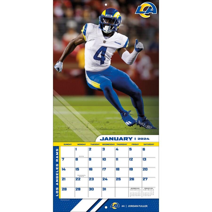 NFL ラムズ カレンダー 2024 Team 壁掛け Wall Calendar Turner : MLB.NBA.NFLグッズ ...