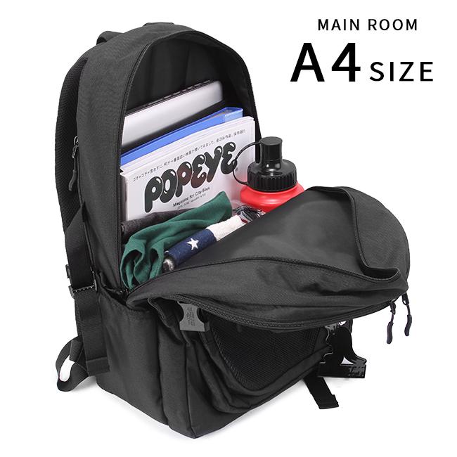 KANGOL 最大46% 8/31まで カンゴール リュック 通学リュック スクール 30L 大容量 軽量 黒 2層式 通学 女子 男子 中学生 高校生 チャーム付き A4 250-1560 ...