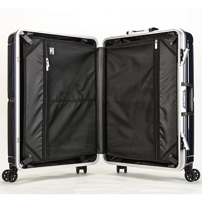 最大42% 9/23まで アジアラゲージ スーツケース Mサイズ 63L フレームタイプ アルミフレーム 軽量 中型 A.L.I ALIMAX2 ALI-011R-24 キャリーケース ...