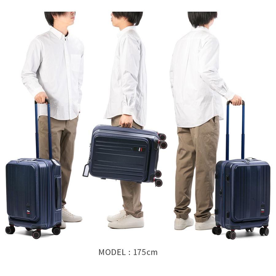 FILA 最大51% 8/18限定 フィラ コア スーツケース 機内持ち込み Sサイズ SS 37L 42L 拡張機能 軽量 ストッパー付き フロントオープン CORE 260-1601 ...