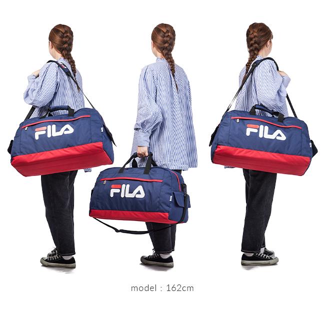 FILA 最大42% 5/6限定 フィラ ボストンバッグ 42L 修学旅行 林間学校 宿泊学習 小学校 中学生 高校生 女子 男子 子供 大容量 撥水 旅行 2WAY 7582 : カバンの ...