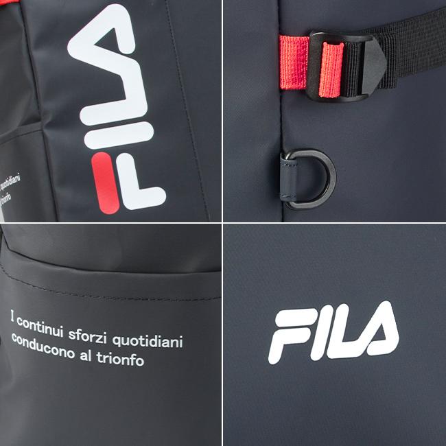FILA 最大38% 2/15限定 フィラ リュック 35L 大容量 女子 男子 軽量 防水 黒 中学生 高校生 通学 大きめ スクエア ボックス型 スクールバッグ スクバ 7763 ...