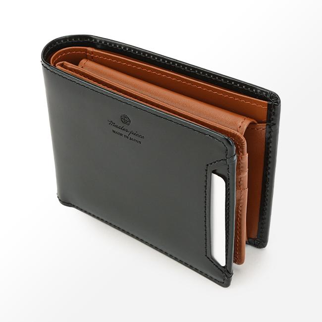 正規販売店 マスターピース 財布 二つ折り財布 メンズ 日本製 小銭入れ付き 本革 ステアレザー ノッチ master-piece Notch ...