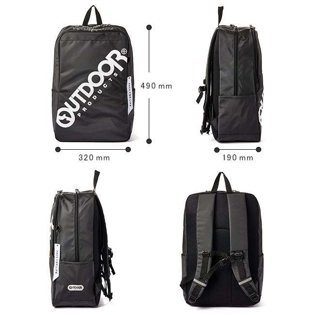 リュック 30L 大容量 OUTDOOR PRODUCTS アウトドア プロダクツ 2層式 BOX レディース メンズ 通勤 通学 男子 女子 スポーツ 学生 部活 ブラック 中学生 高校生 大学生 PC収納 A4 B4 黒 リュックサック TORRANCE 3 トーランス3 ODA015 OUTDOOR PRODUCTS（アウトドアプロダクツ） 最大43% 1/13限定 リュック
