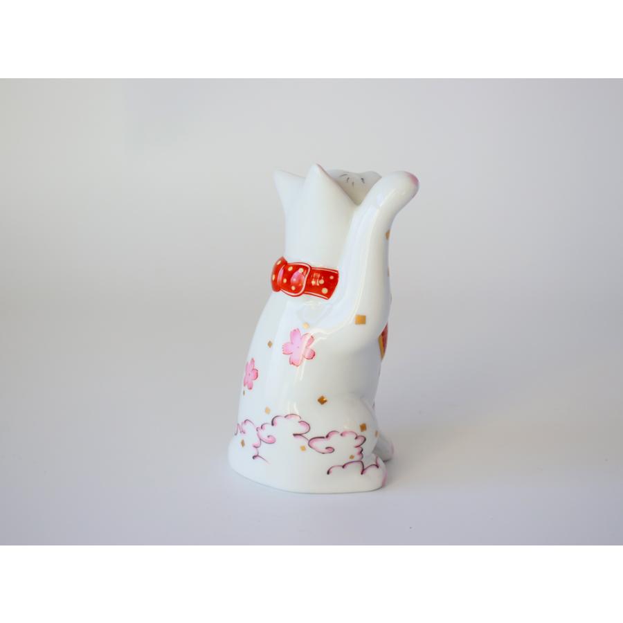 有田焼 招福猫 miw みゅう なでしこ 子 S-1443 : arita-002 : 雑貨のお店セレクト・ペンギン - 通販 - Yahoo!ショッピング