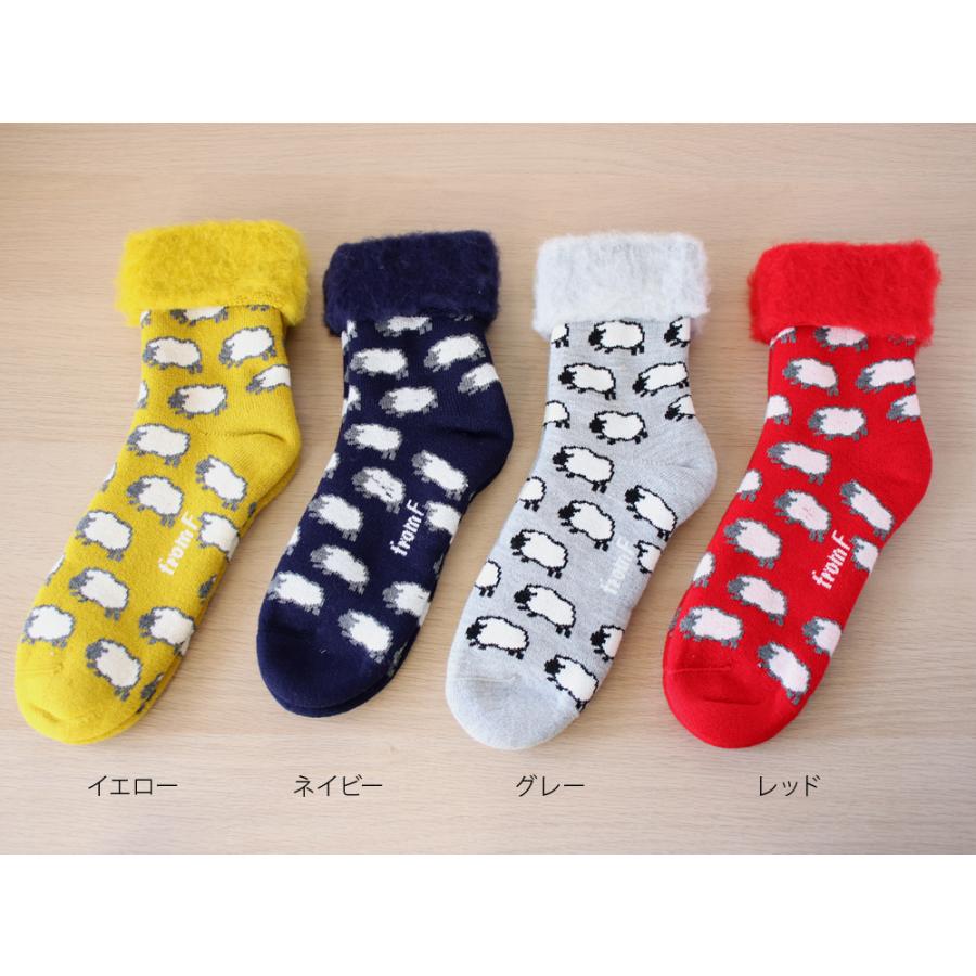 fromF フロムエフ もこもこソックス ひつじ Mサイズ 22.5-25 LAMMAS 168-146 : fa4-325 : 雑貨のお店セレクト・ペンギン - 通販 - Yahoo!ショッピング
