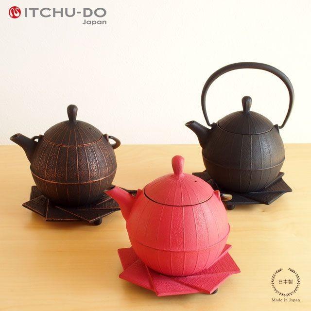 壱鋳堂 ITCHU-DO 南部鉄器 ティーポット 胡桃 Kurumi 0.5L - milleniumtravel.com.ec