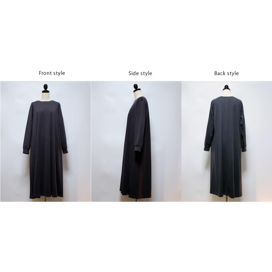 yohaku 余白 Prestige ロングスリーブフレアワンピース d0043 綿 体型カバー おしゃれ : 雑貨のお店セレクト・ペンギン ...