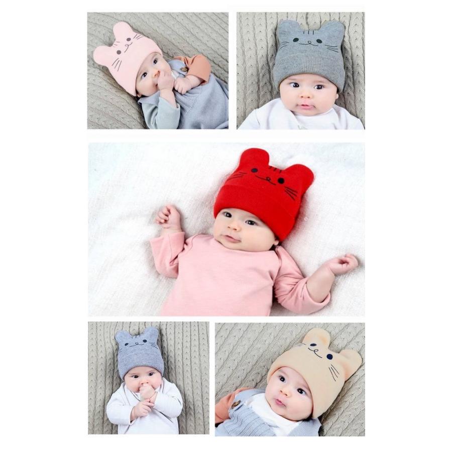 ベビー 帽子 ニット帽 セール ねこ プレゼント ネコ耳 ぼうし 秋冬 防寒 暖かい 赤ちゃん お出かけ khb-161 : khb-161 : セレクトショップROSE - 通販 ...
