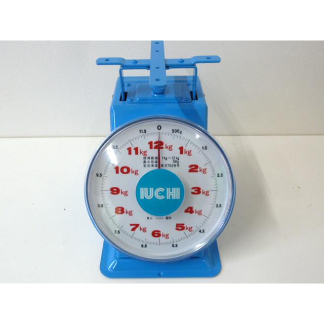【未使用品】 IUCHI 上皿自動はかり 並型 第D7029号 使用範囲 1kg〜12kg ひょう量 12kg 最小目盛 50g 秤 アナログ ...