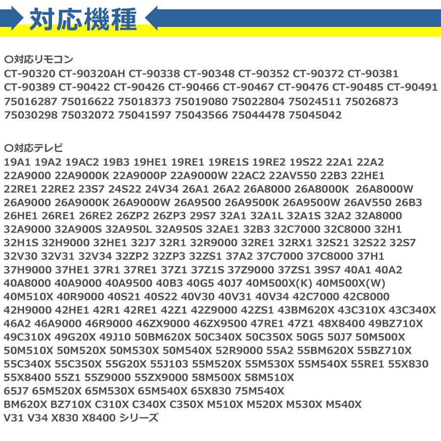 テレビ リモコン TB-E619-B 東芝 レグザ 多機種 互換 簡単操作 シンプル 設定不要 すぐに使える 代替 代用 機種 故障 買い替え 交換 液晶 電池別売 : セレクトショップBT ...