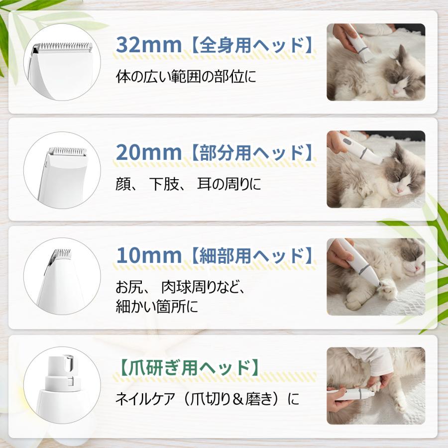 Pateker バリカンセットPateker 4in1 ペット 犬 猫 愛犬 トリミング ペットケア 爪切り 爪ヤスリ 多機能型 1台4役 : select shop crea - 通販 ...