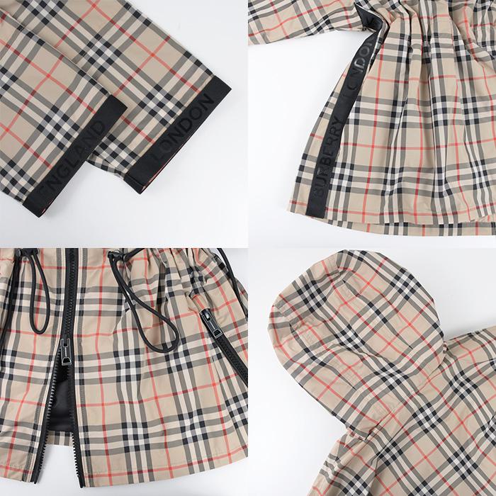 BURBERRY バーバリー アウター チェック ドローストリング BURBERRY バーバリー アウター チェック ドローストリング