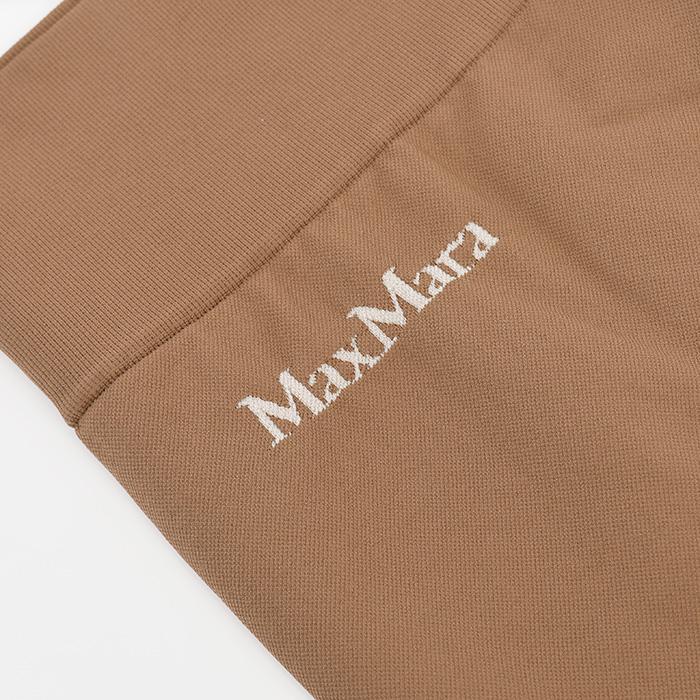 S Max Mara エスマックスマーラ タイツ レギンス LAMA テクニカルロゴレギンス 19811011600 レディース ブラウン ロゴ スパッツ : ma-lama : セレクト ...