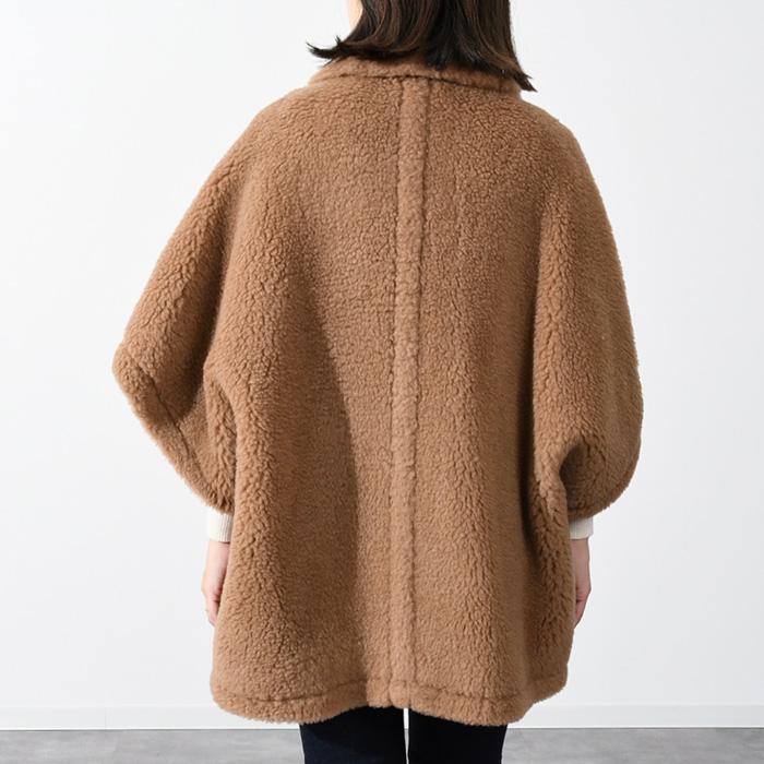 Max Mara マックスマーラ アウター テディベア TEBE テディベアケープ レディース ケープ シンプル カジュアル 秋 冬 人気 ...