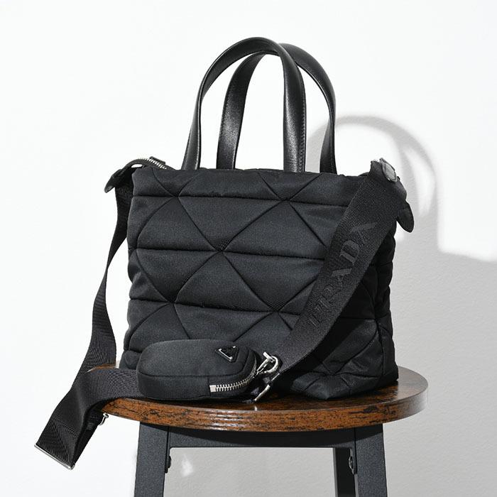 PRADA プラダ バッグ Re-Nylon パデッド トートバッグ 1BG373 PRADA プラダ バッグ Re-Nylon パデッド トートバッグ 1BG373
