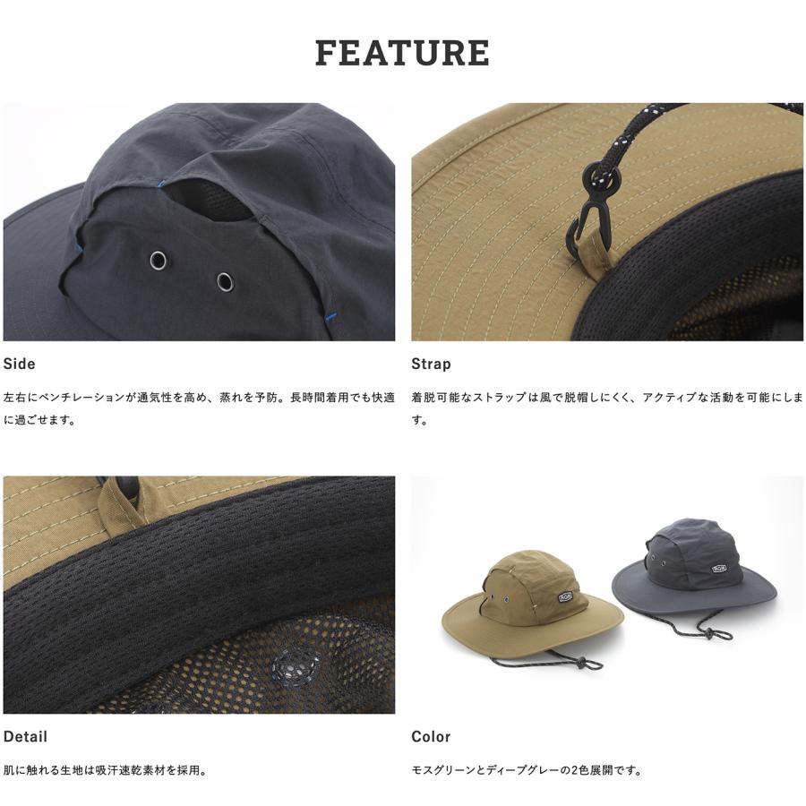 JACKALL（ジャッカル） RGM(ルースター ギア マーケット) Safari hat サファリ ハット 釣り アウトドア 帽子 ...